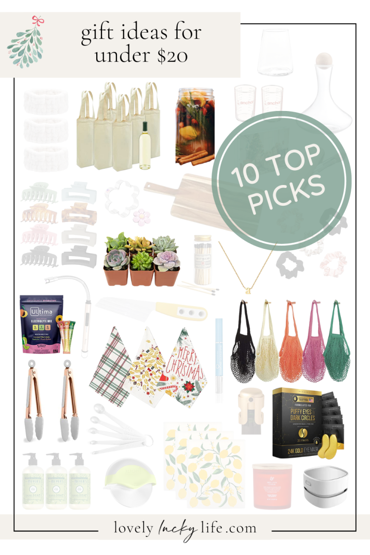 Gift Ideas for Under $20 in 2022 - Lovely Lucky Life