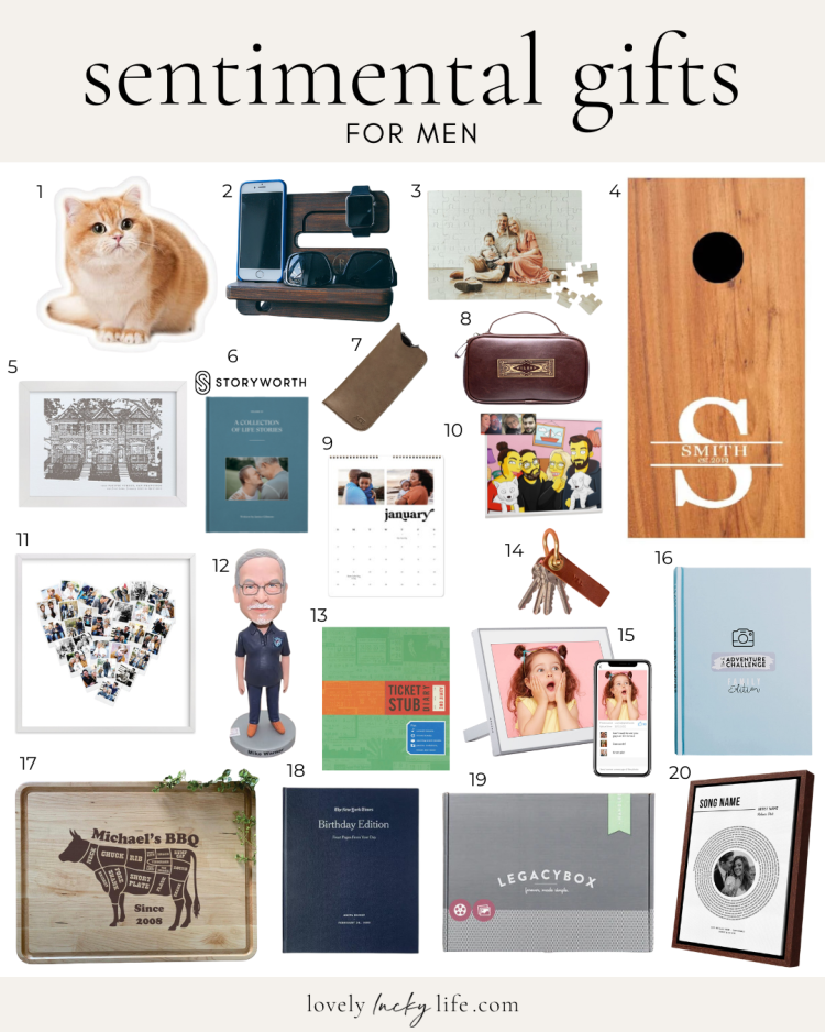 Sentimental & Personalized Gifts for the Special Man in Your Life