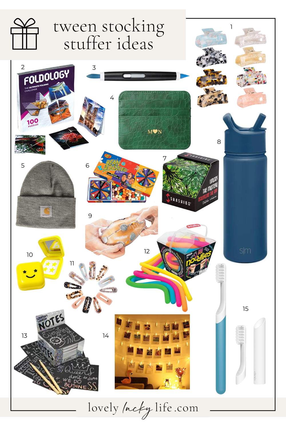 Stocking Stuffer Ideas for Tweens & Preteens - Lovely Lucky Life